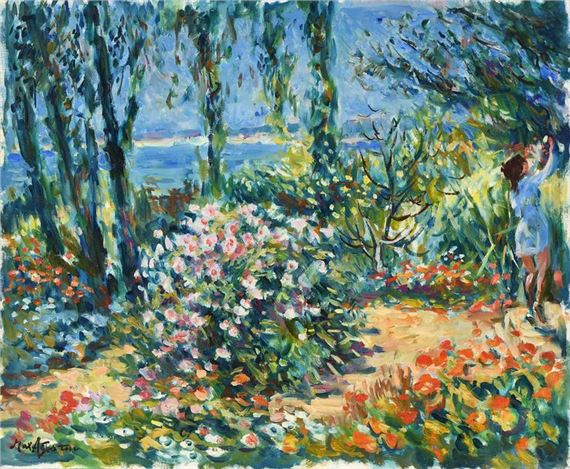 Max Agostini | Flowering Garden on the French Riviera (1977) | MutualArt