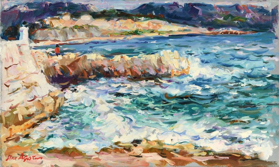 Max Agostini | The child with the red sweater on the rocks in Cassis ...