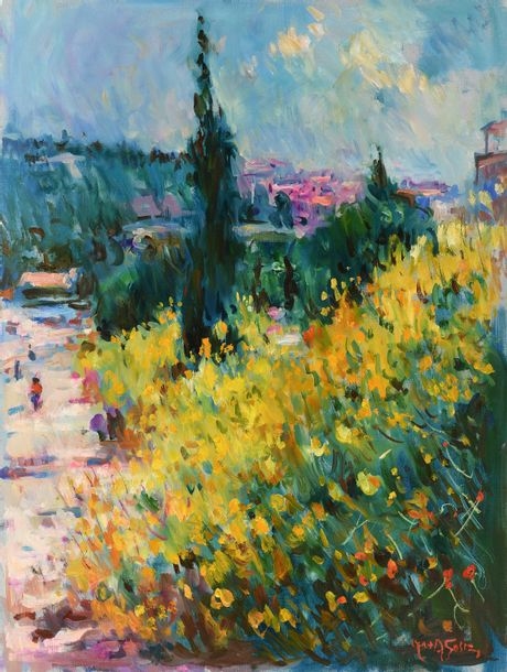 Max Agostini | The brooms and the cypress | MutualArt