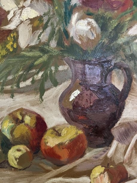 Marthe Orant | Pitcher of flowers | MutualArt