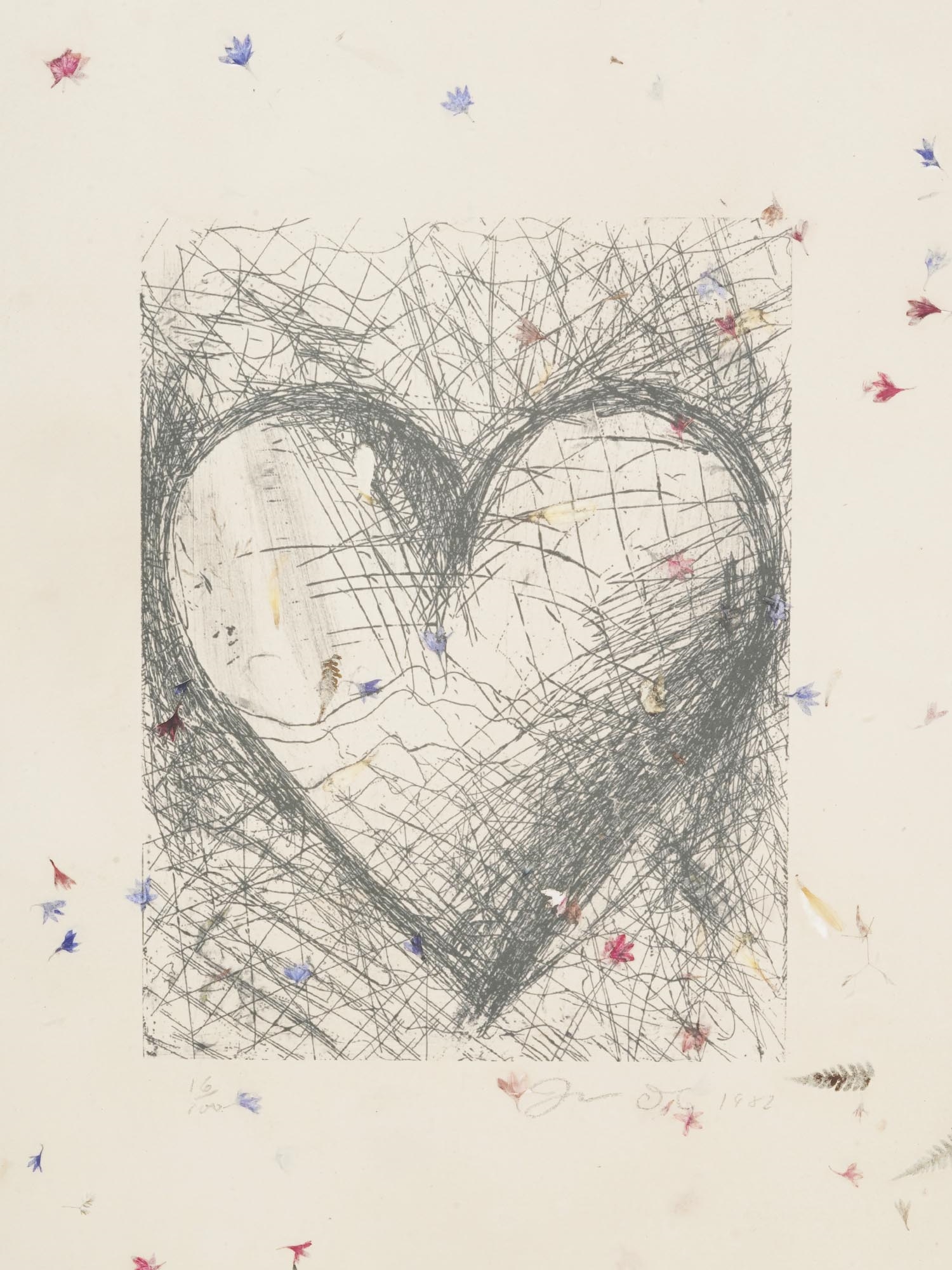 Jim Dine | The Jewish Heart (1982) | MutualArt