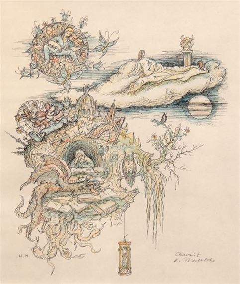 Helmut Maletzke | Surrealistische Darstellung | MutualArt