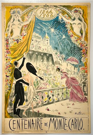 Cecil Beaton | Poster Centenaire de Monte-Carlo (1966) | MutualArt