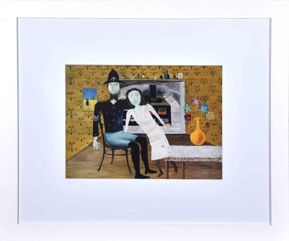 Sidney Nolan | Constable Fitzpatrick with Kate Kelly | MutualArt