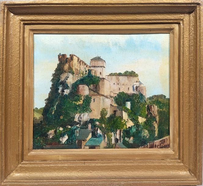 Maurice Martin | Château de Lourdes (1951) | MutualArt
