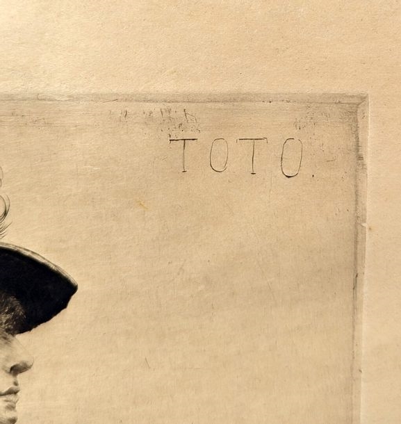 Norbert Goeneutte | Portrait au femme au chapeau | MutualArt