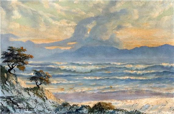 Jimmy Boonzaier | WAVES AND MOUNTAINS (1946) | MutualArt