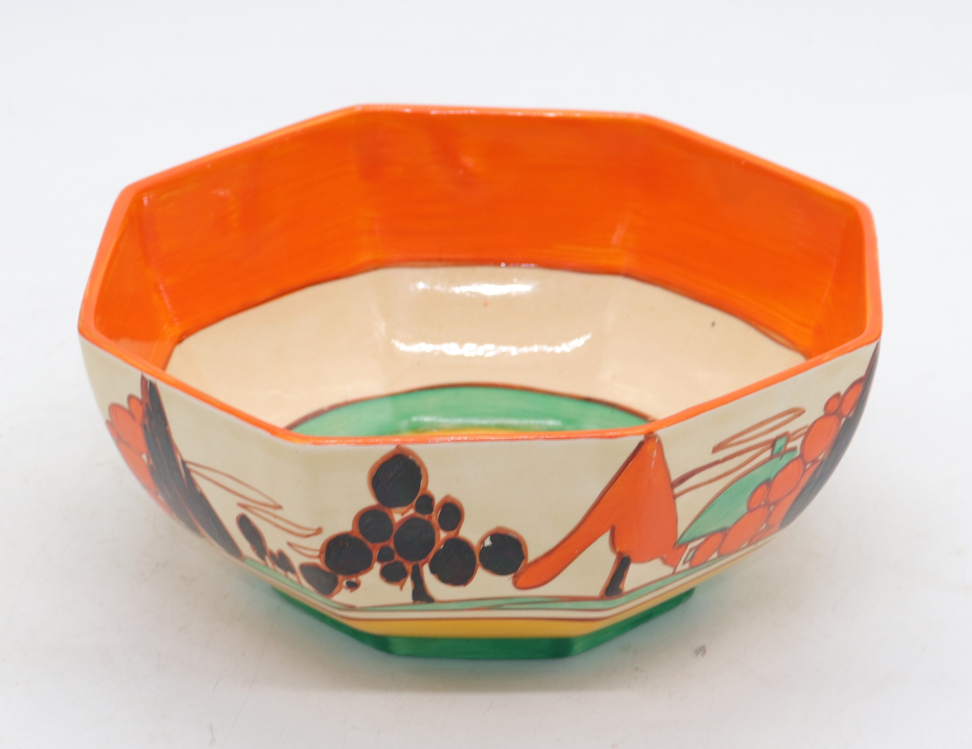 Clarice Cliff | Clarice Cliff Fantastique Bizarre Orange Trees and ...