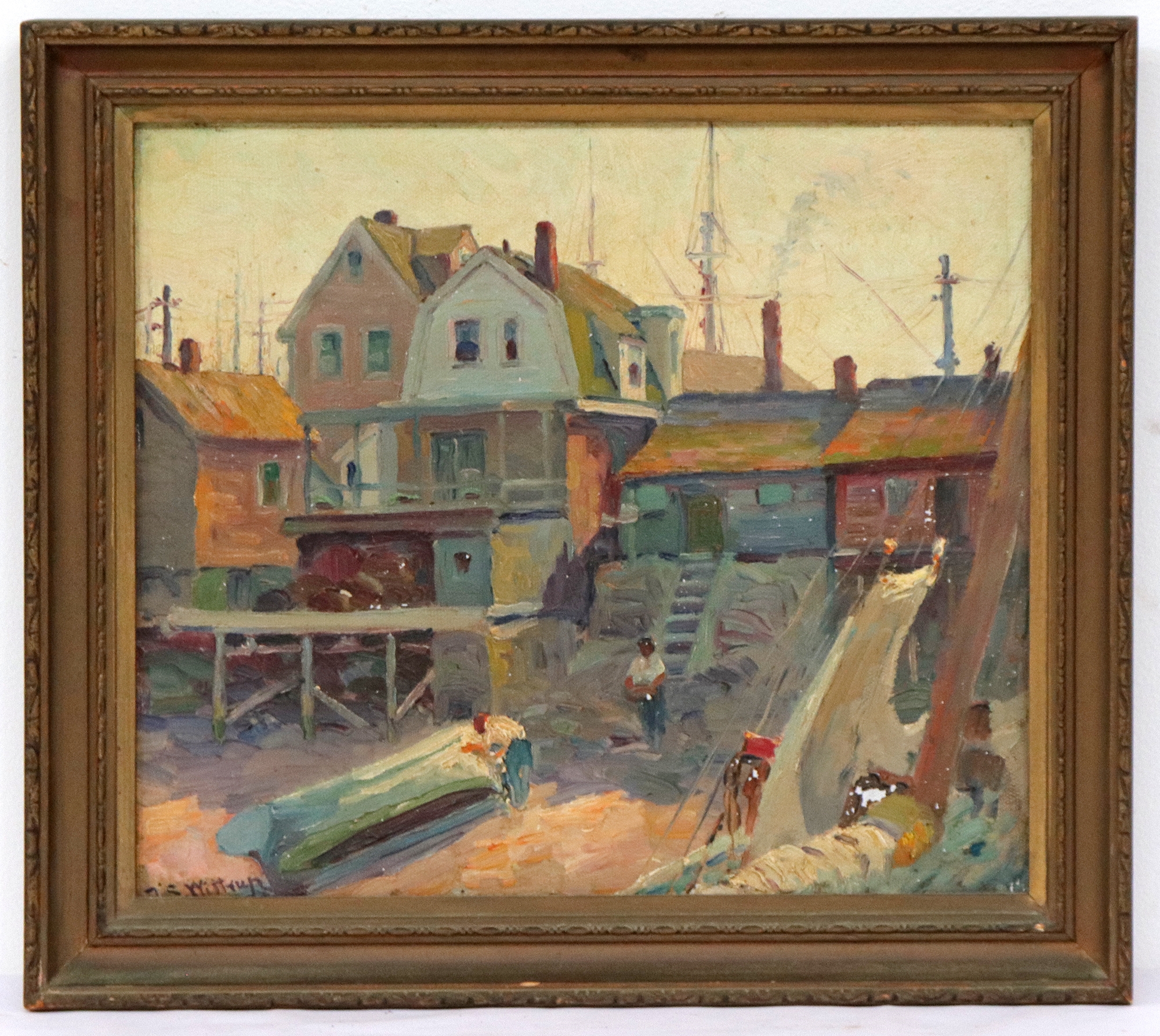 Johan Severin Wittrup | MORNING, DOCK SCENE | MutualArt
