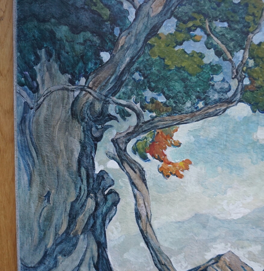 Leon Bakst | Paysage décoratif (1909) | MutualArt