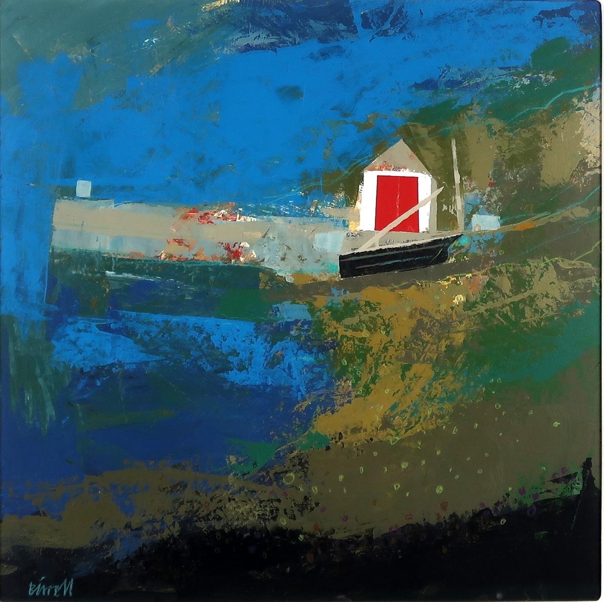 George Birrell | BOATHOUSE AND JETTY, | MutualArt