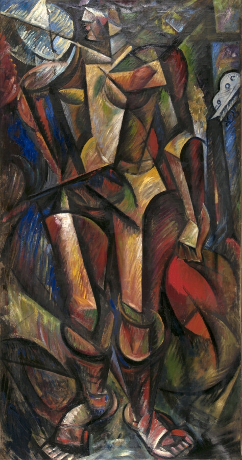 Ljubov Popova | Figure (Circa 1913) | MutualArt