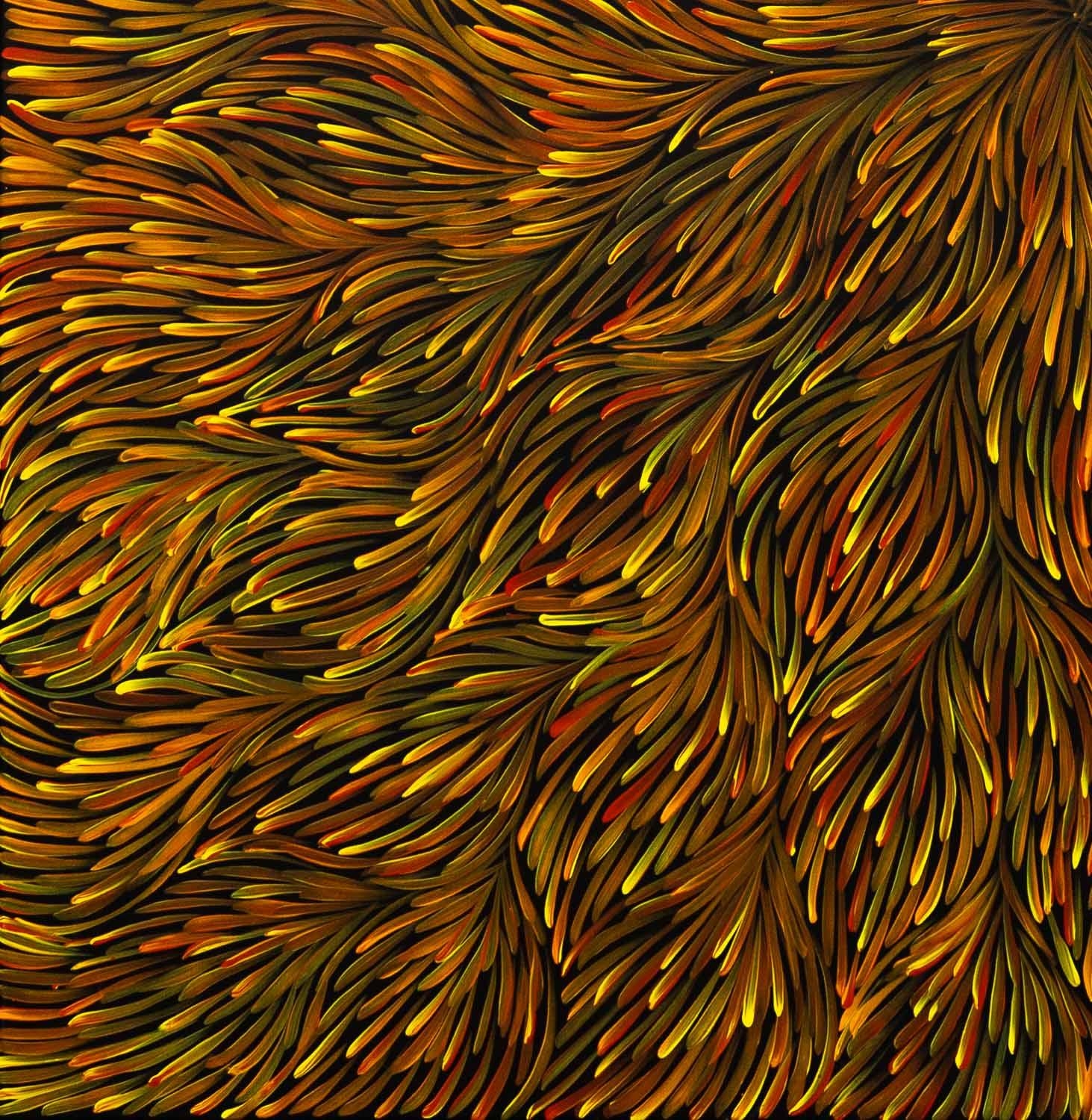 Patrick Rumble Kemarre | Bush Medicine Leaves (2021) | MutualArt