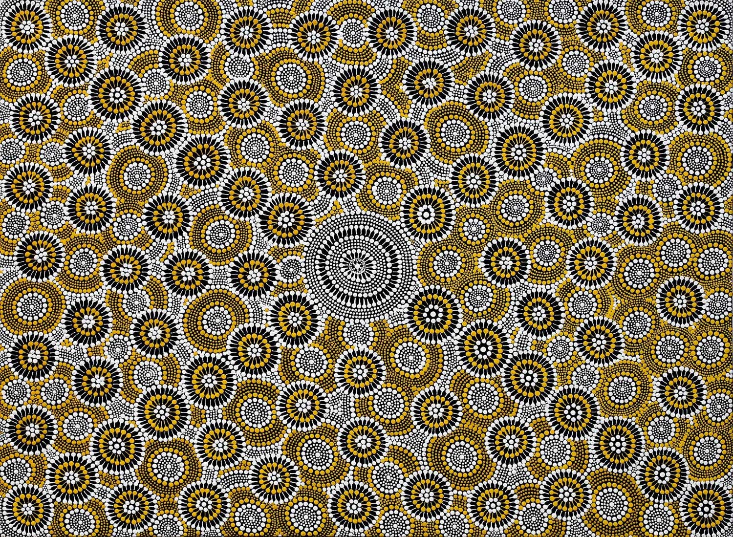 Lynette Williams Napanangka | Bush Damper Seed Dreaming (2021) | MutualArt