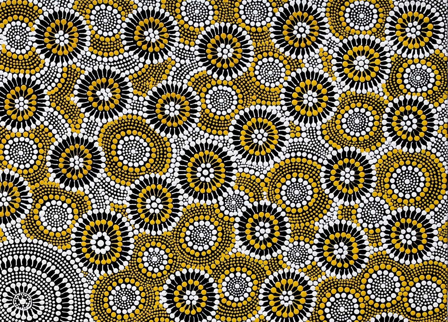 Lynette Williams Napanangka | Bush Damper Seed Dreaming (2021) | MutualArt