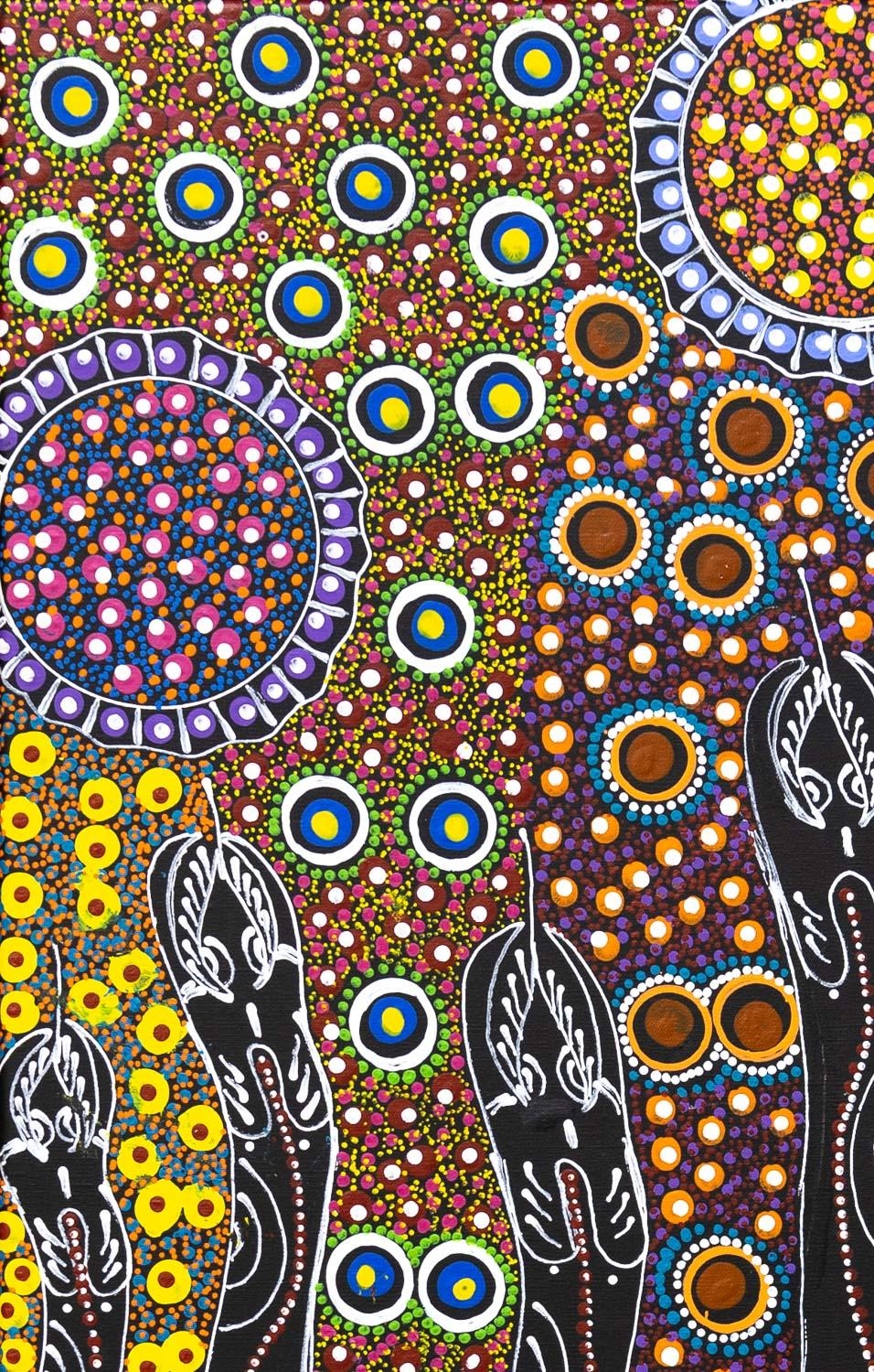 Cindy Wallace Nungurrayi | Dreamtime Sisters (2021) | MutualArt