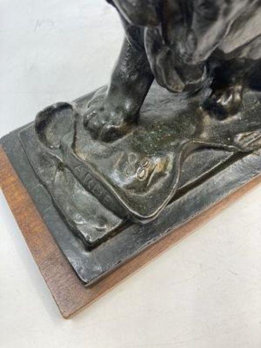 Auguste Rodin | Weeping Lion | MutualArt