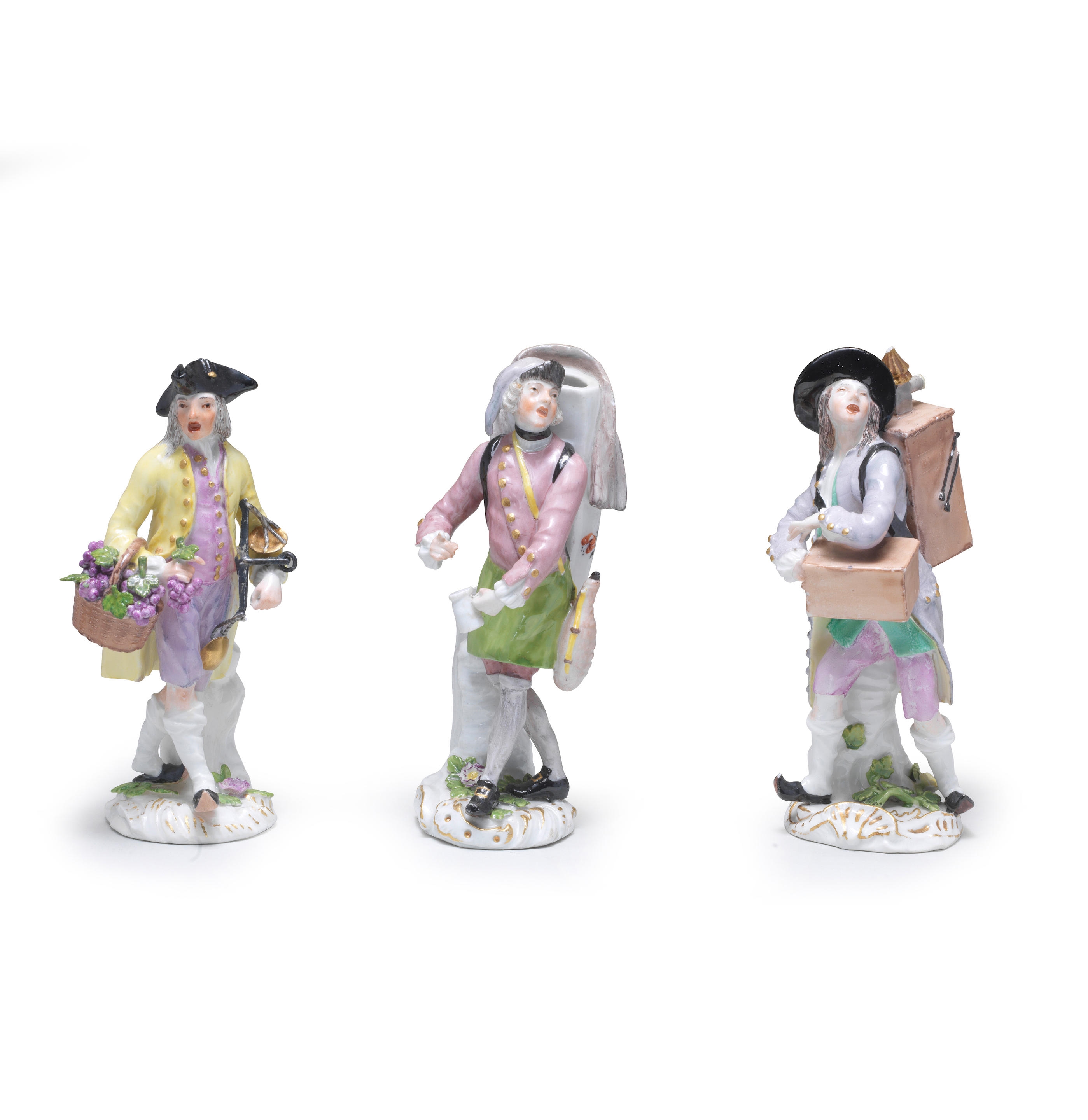 Christophe Huet | Très rare ensemble de vingt et une figurines Meissen ...