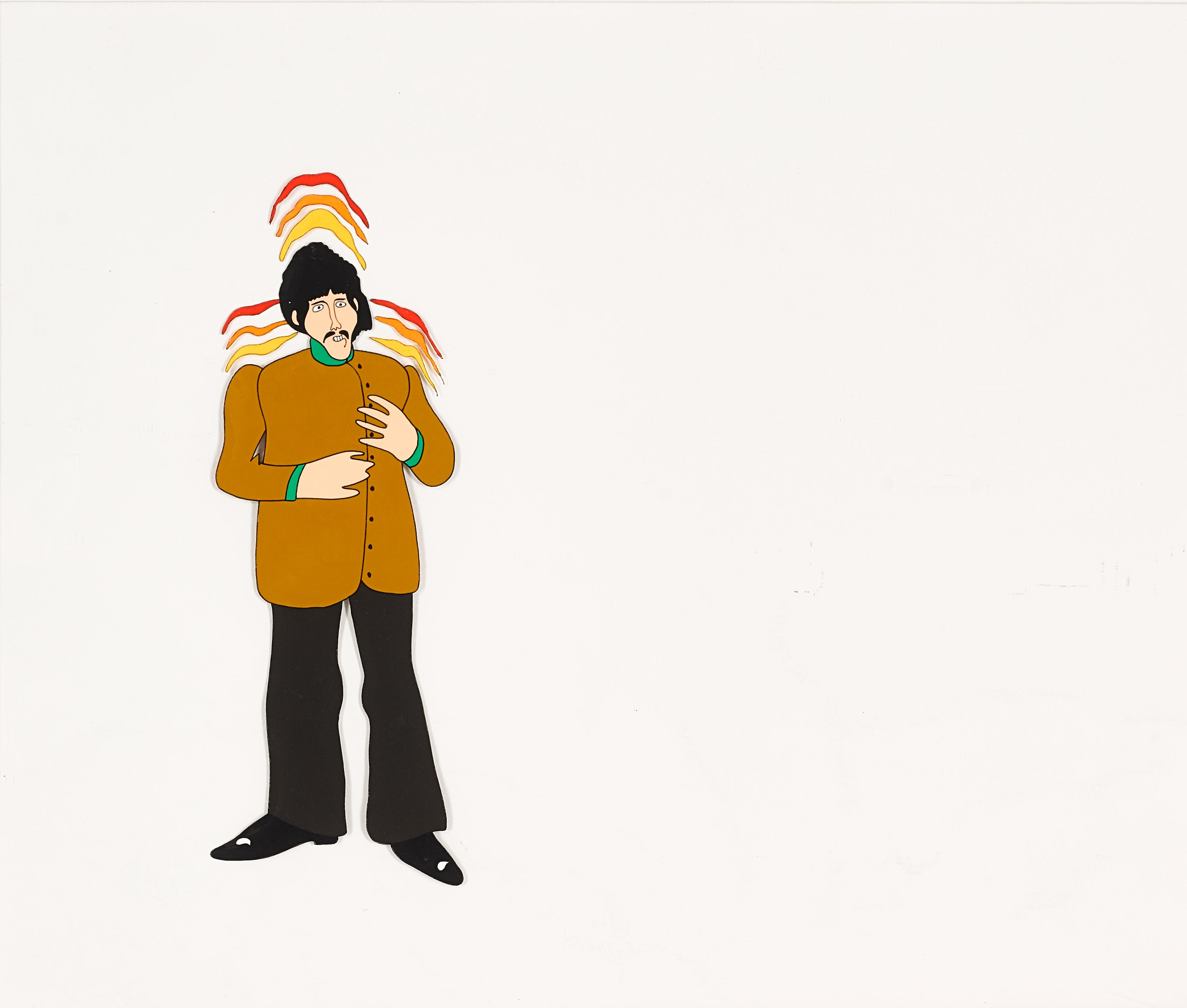 The Beatles | THE BEATLES: AN ORIGINAL ANIMATION CEL OF GEORGE HARRISON ...