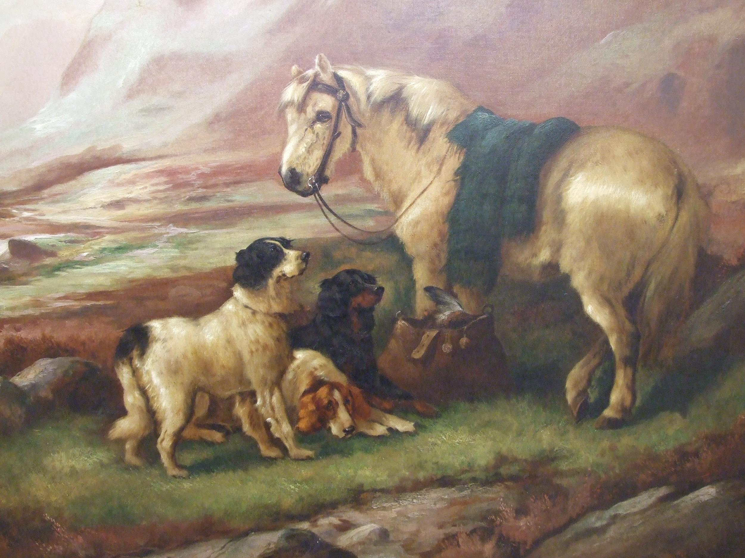 Robert Cleminson | RESTING AT THE END OF THE DAY - SETTERS, A PONY AND ...