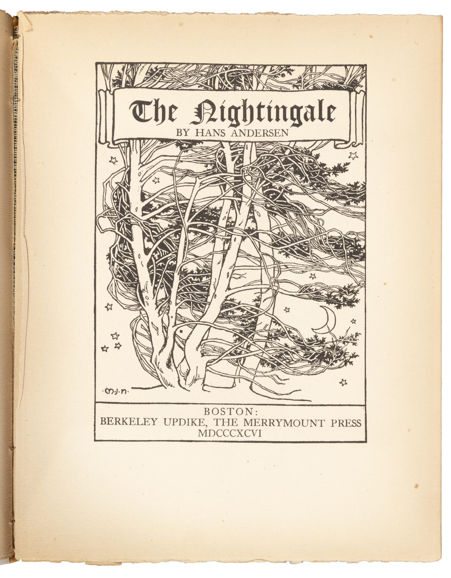 Hans Christian Andersen | The Nightingale (1896) | MutualArt