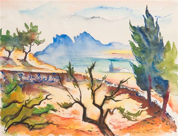 Charles Alexandre Picart le Doux | Landscape of the South (1951 ...
