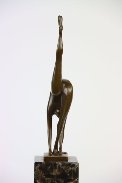 Milo Martin | Stylized gymnast holding on one leg | MutualArt