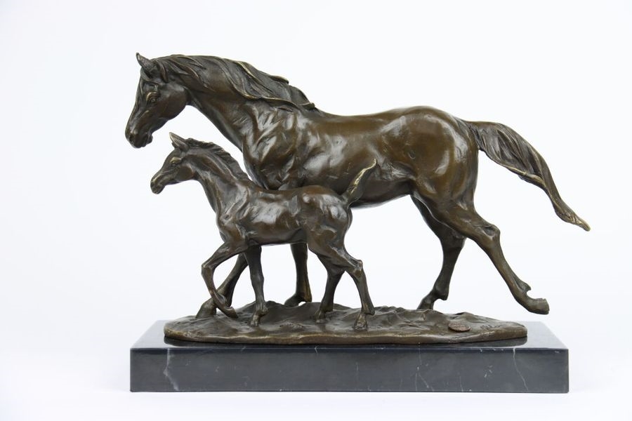 Milo Martin | Mare and her foal | MutualArt