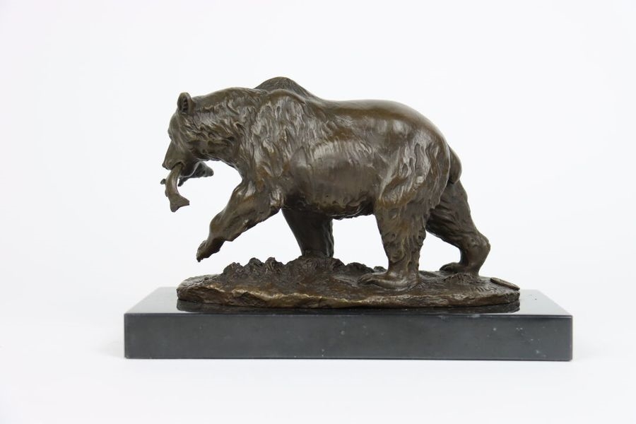 Milo Martin | Bear holding a salmon in its mouth | MutualArt