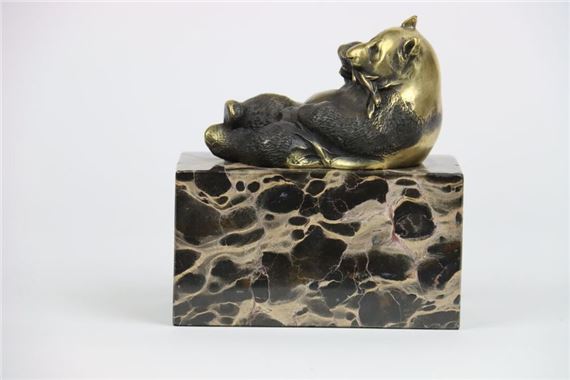 Milo Martin | Panda eating a bamboo shoot | MutualArt