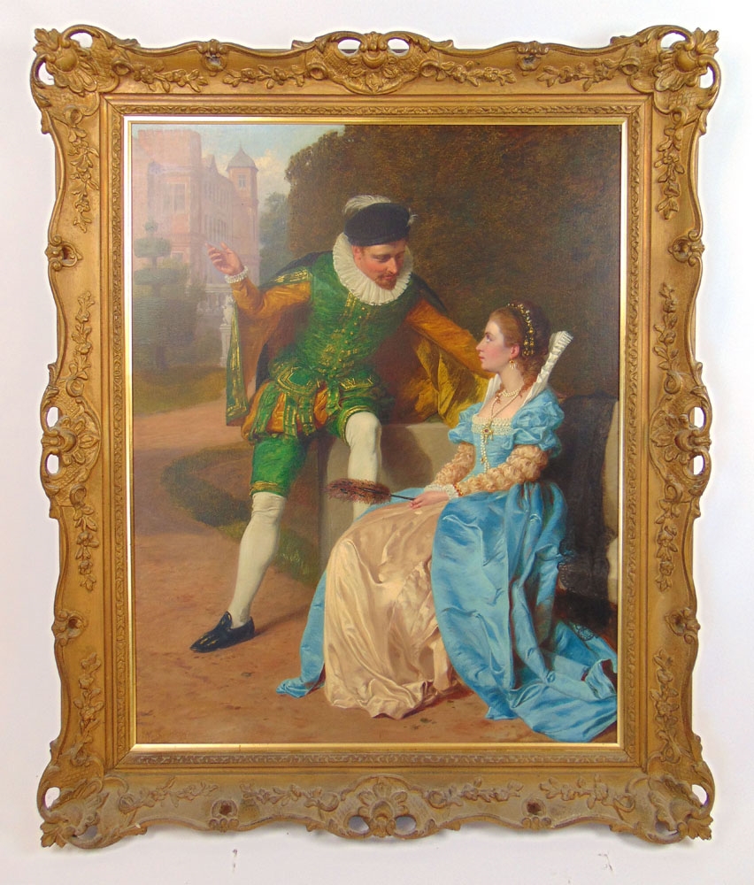 William Bromley | 'Rizzio and Mary Queen of Scots at Holyrood Palace ...