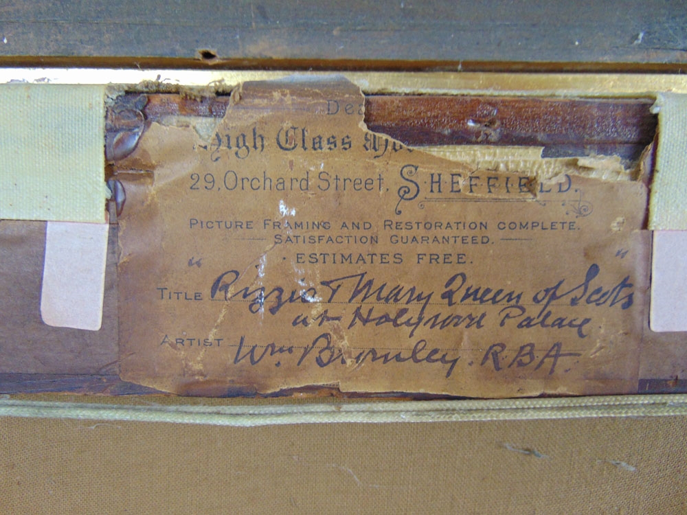 William Bromley | 'Rizzio and Mary Queen of Scots at Holyrood Palace ...