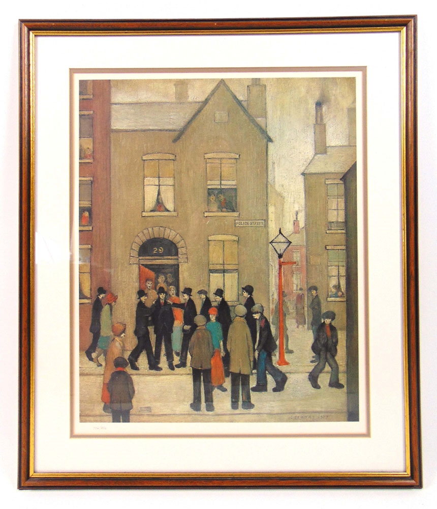 Laurence Stephen Lowry | Police Street | MutualArt