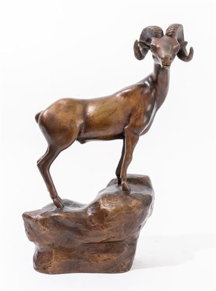 Victor Salmones | The Ram Bronze Sculpture | MutualArt