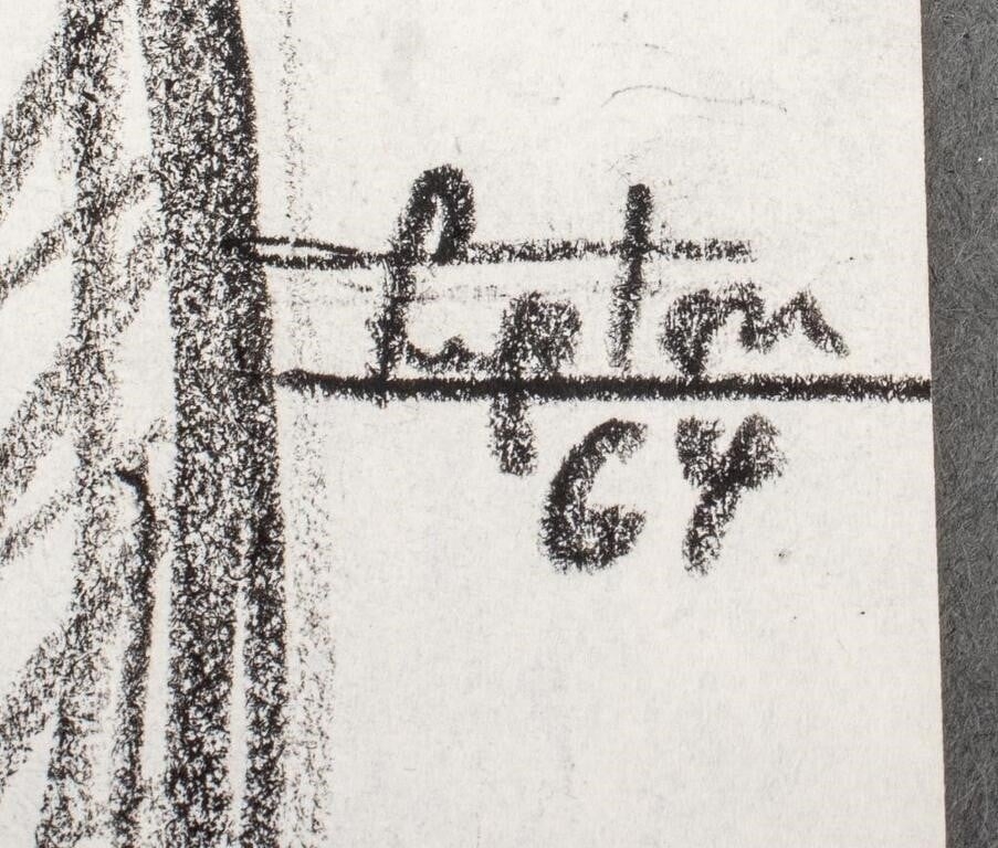 Seymour Lipton | Seymour Lipton Sculpture Study Sketch (1964) | MutualArt