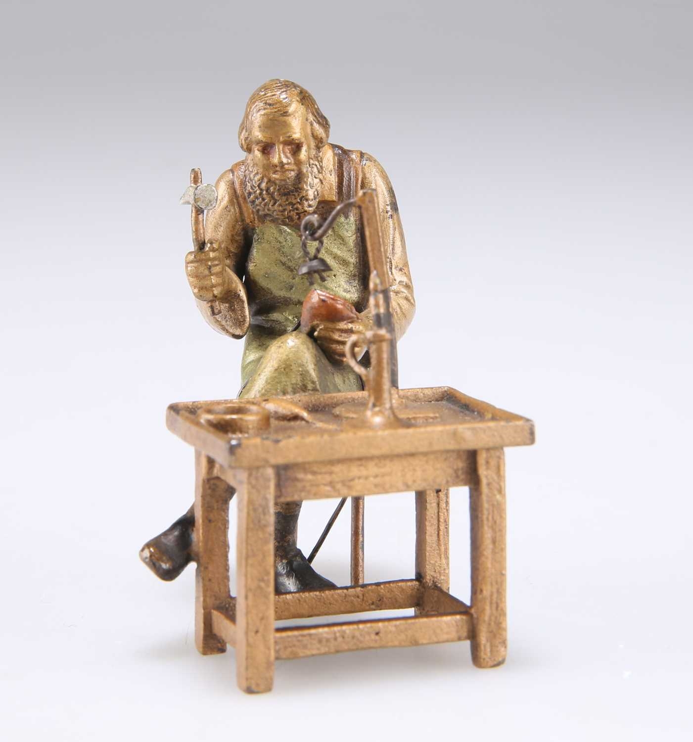 Franz Xaver Bergmann | AN AUSTRIAN FIGURE OF A COBBLER | MutualArt