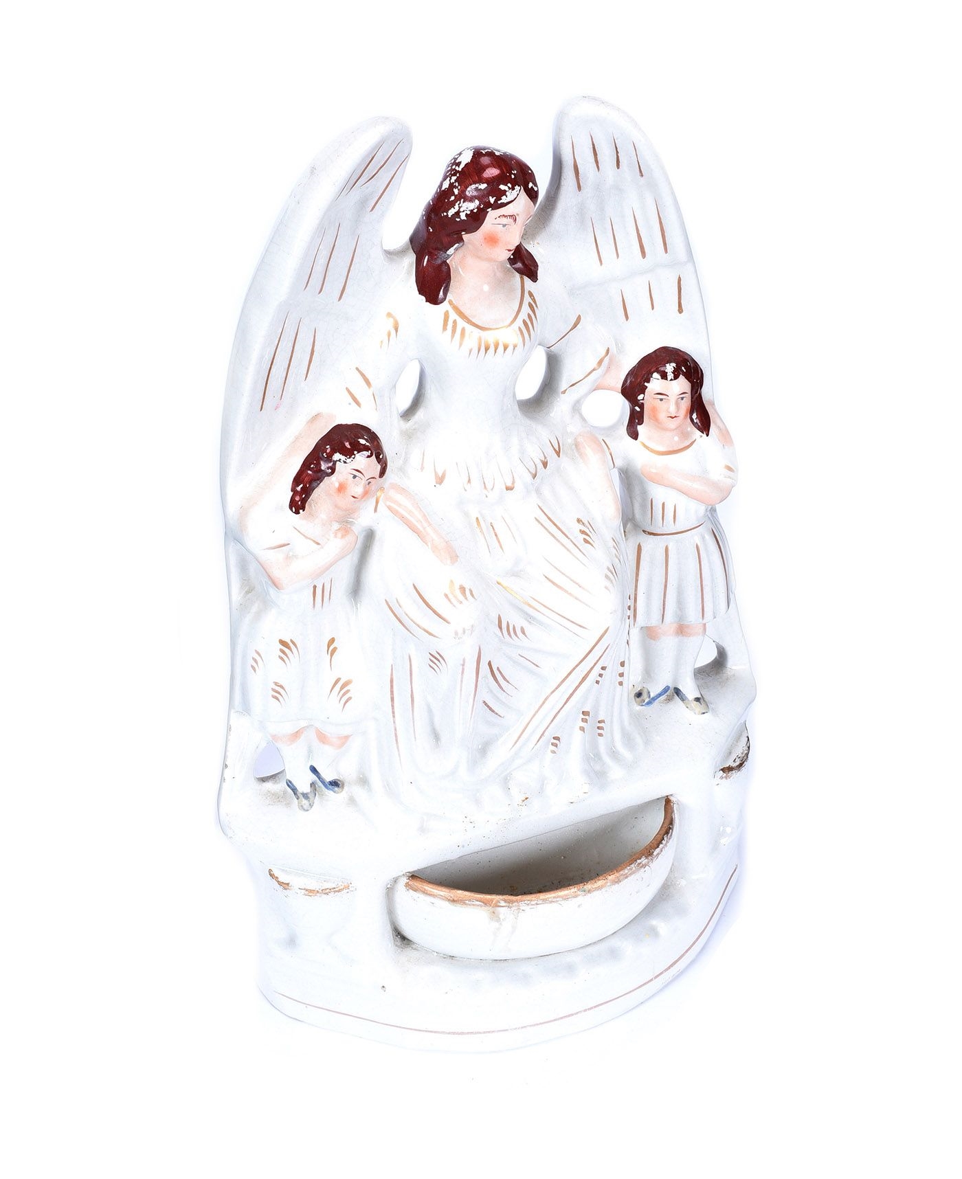 Staffordshire | VICTORIAN STAFFORDSHIRE POTTERY FONT. | MutualArt