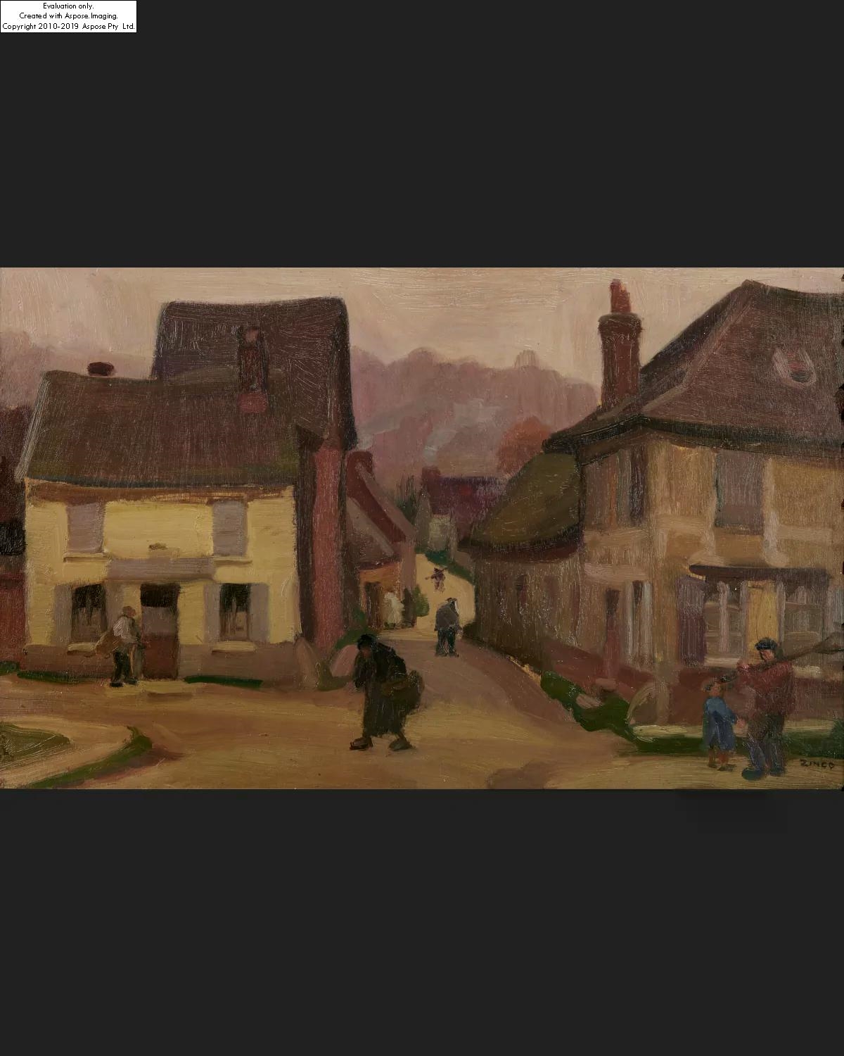 Jules Émile Zingg | LE VILLAGE | MutualArt