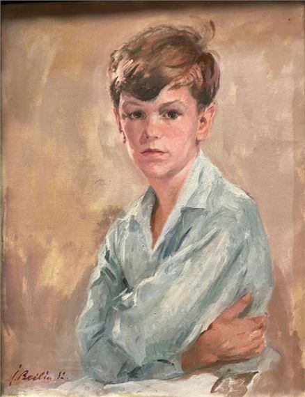 Joseph Beilin | Portrait of a young boy | MutualArt
