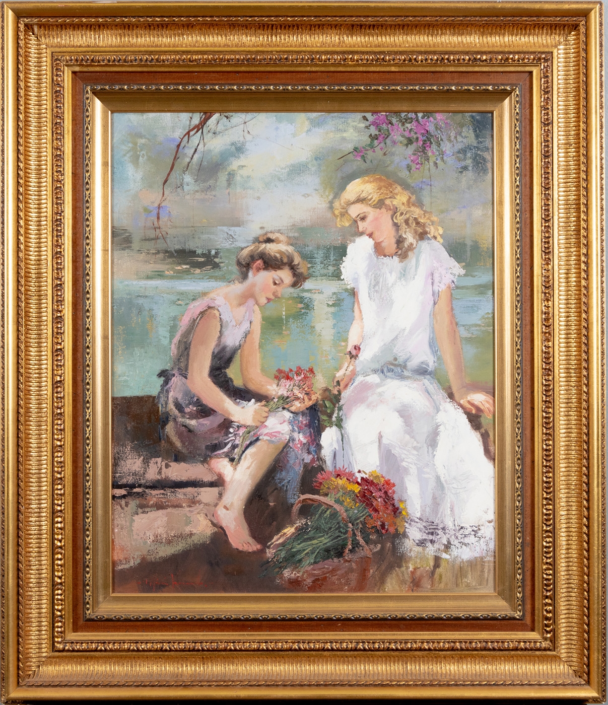 Marie Vermeulen Breedt | girls and flowers | MutualArt