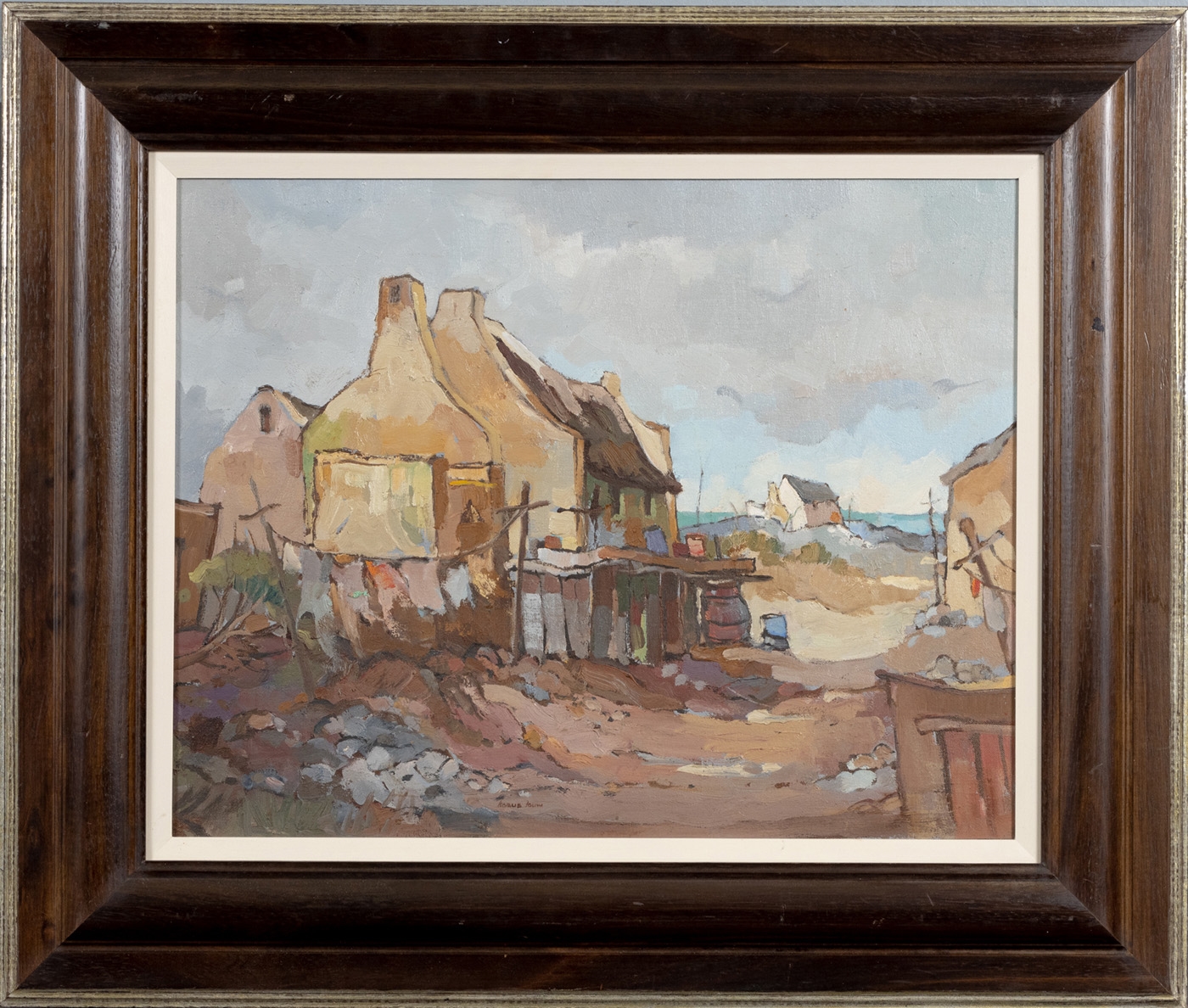 Kobus Louw | fisherman's cottages | MutualArt