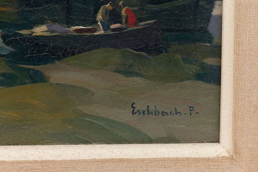 Paul André Jean Eschbach | Normandie, les voiliers, effet du matin ...