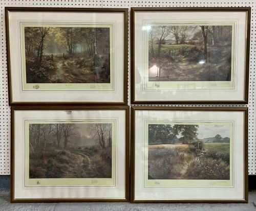 David Dipnall | DAVID DIPNALL A SET OF FOUR MODERN SIGNED PRINTS ...