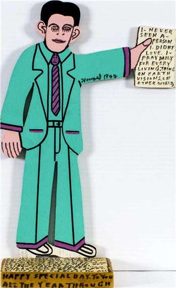 Howard Finster | Self Portrait (1993) | MutualArt