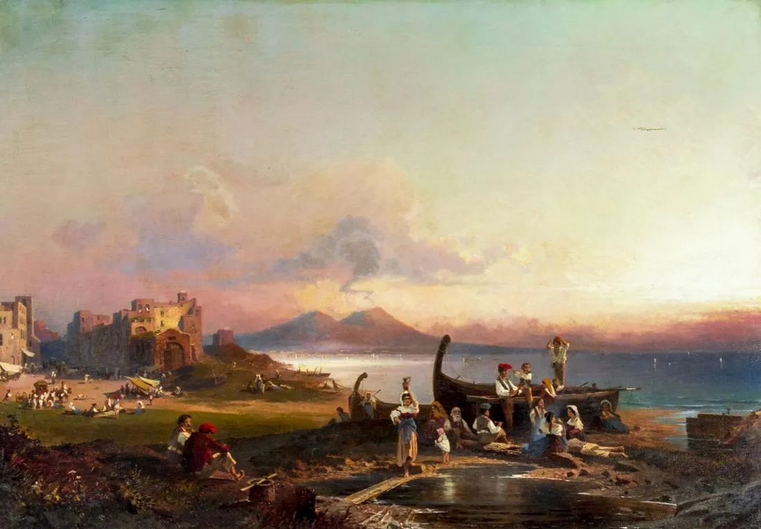 Franz Richard Unterberger | Bay of Naples | MutualArt