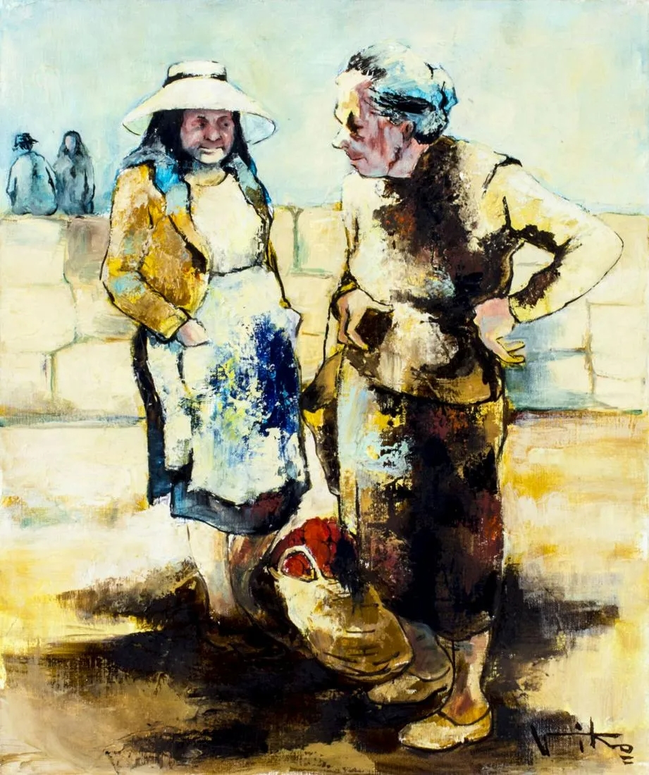 Victor Viko | Two Old Women | MutualArt