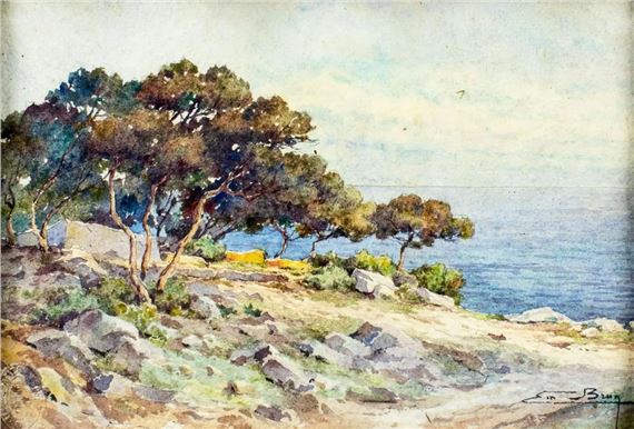 Emmanuel Brun | Coastal Landscape | MutualArt
