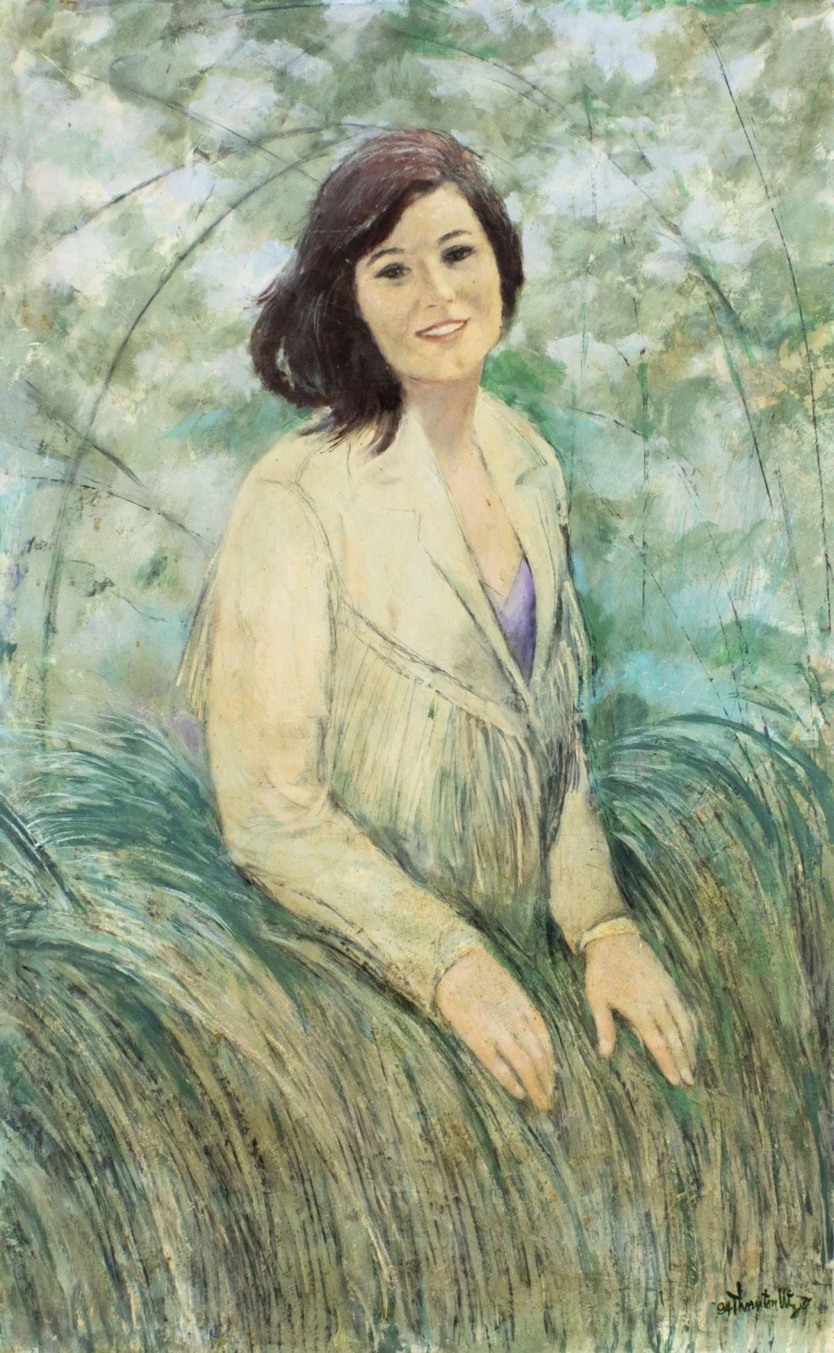 Thornton Utz | Portrait of Woman | MutualArt