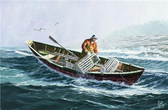 Bruce Elliot Roberts | Hawling Traps (1976) | MutualArt