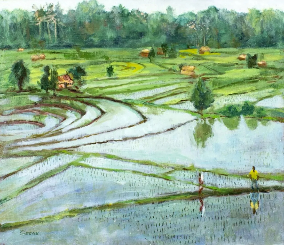 Peggy L. Geers | Balinese Rice Paddy | MutualArt